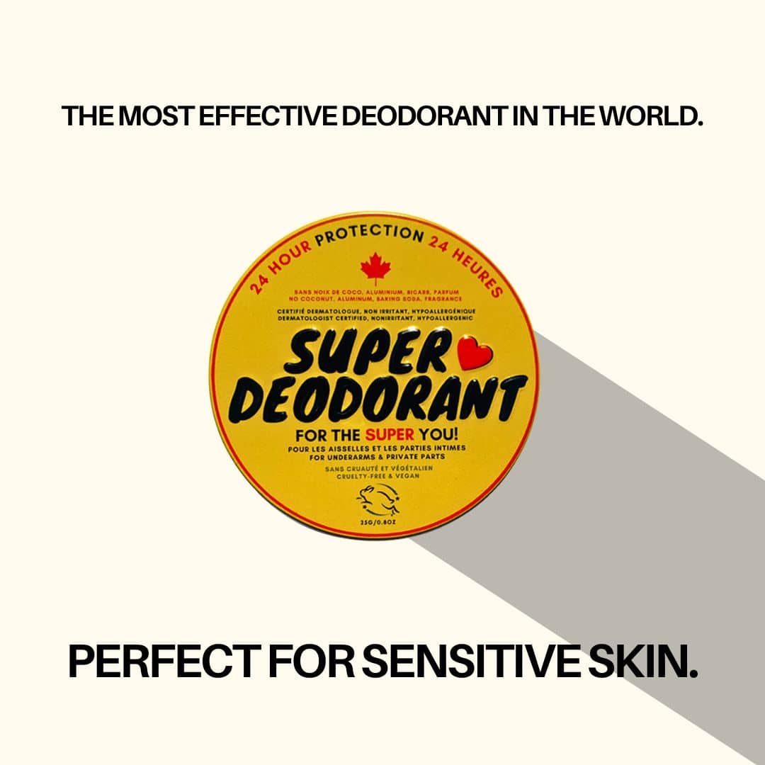 Fragrance-free natural deodorant (25g) : 24-hour odor protection that ...